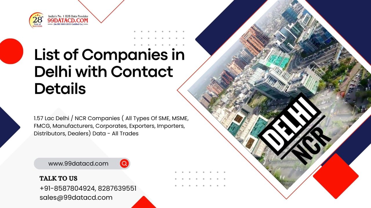 Get the List of Companies in Delhi with Contact Details