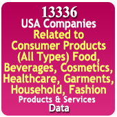 USA Consumer Products Companies/Industries Database