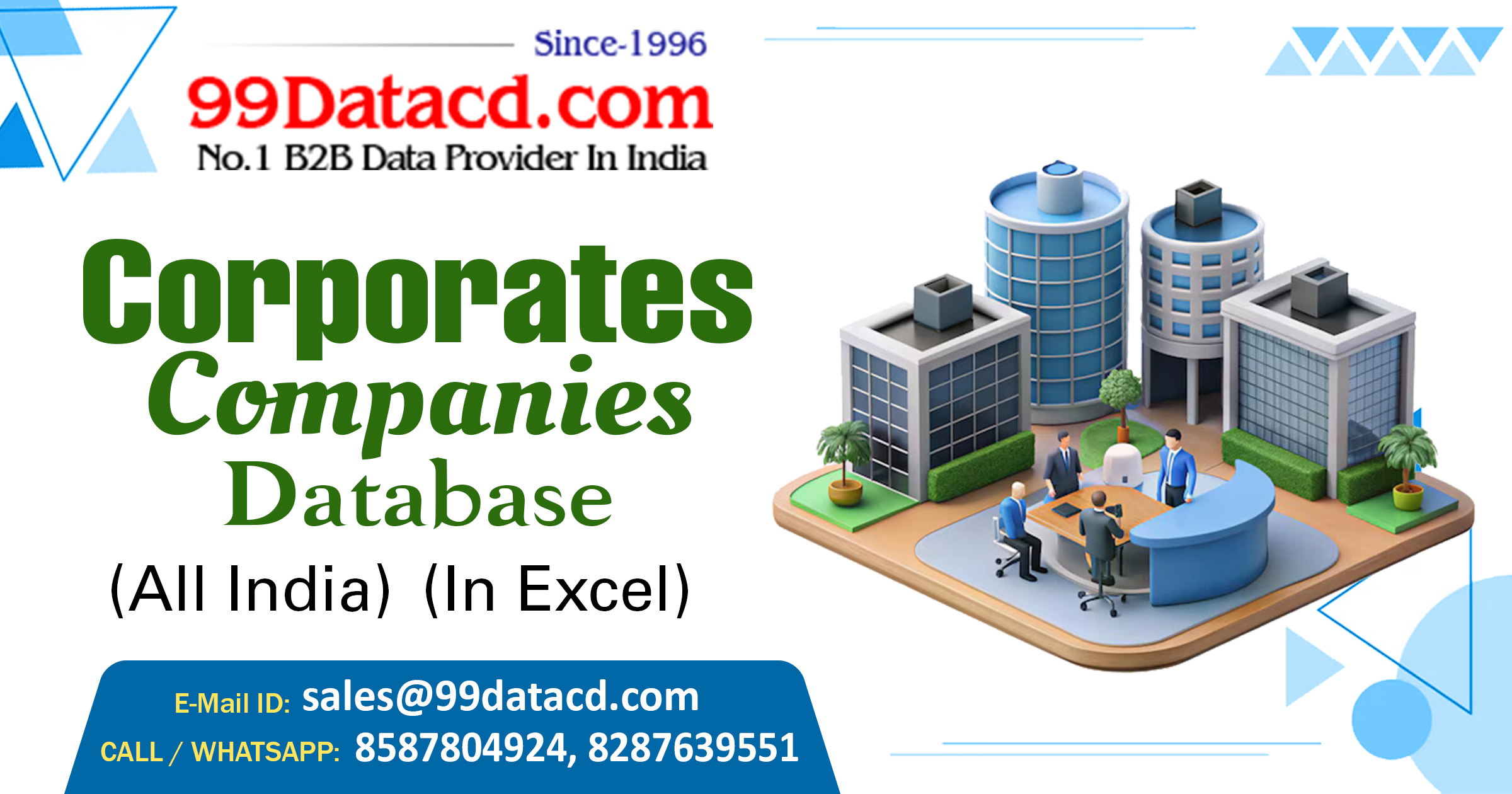 Corporates Companies Database in India (All Types)
