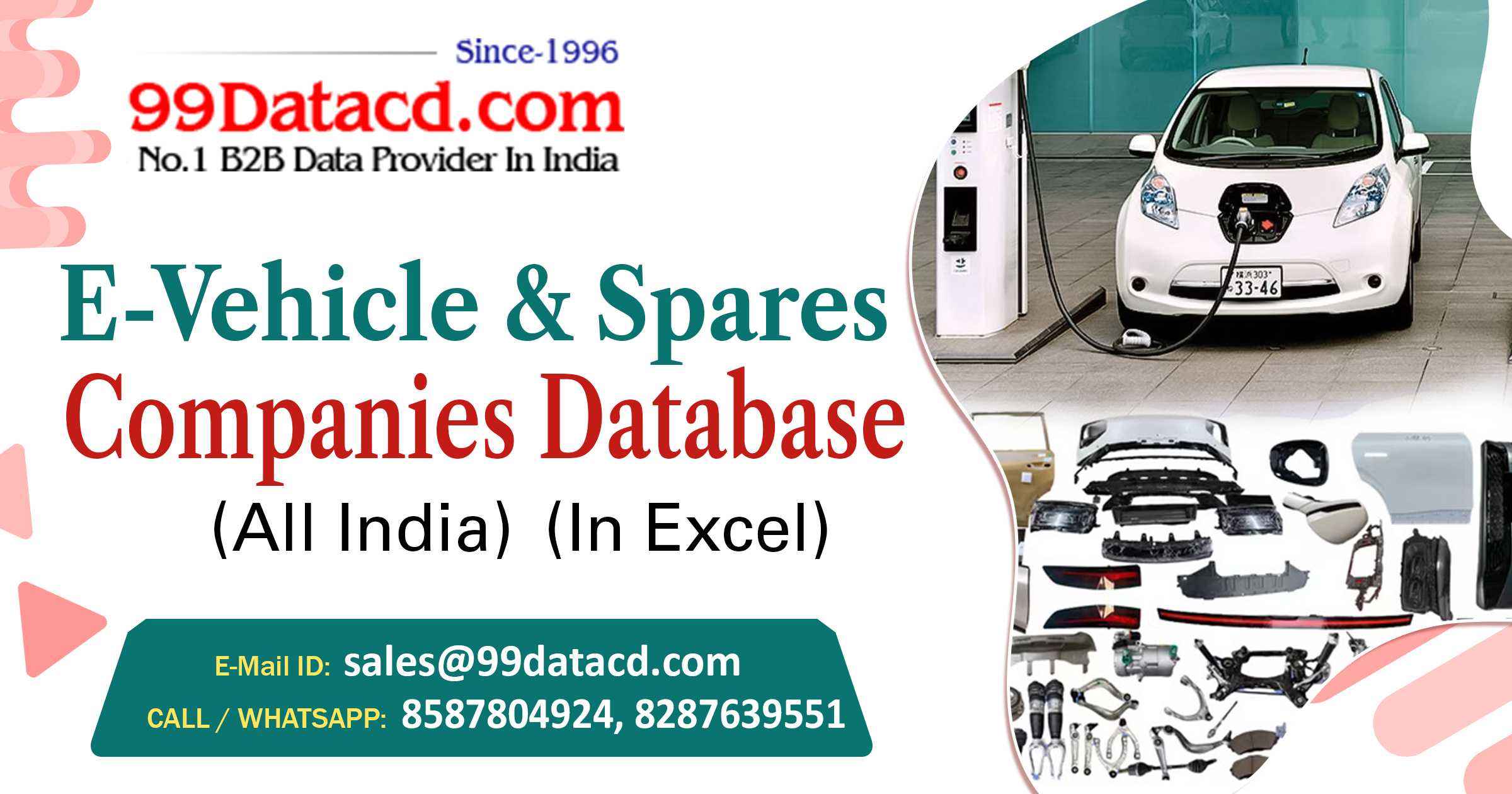 E-Vehicles, Vehicles Parts, & Automotive Manufacturers Data