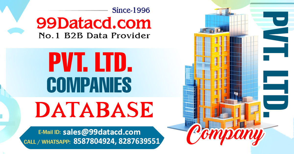 Pvt Ltd Companies Database | Pvt Ltd Industries in India