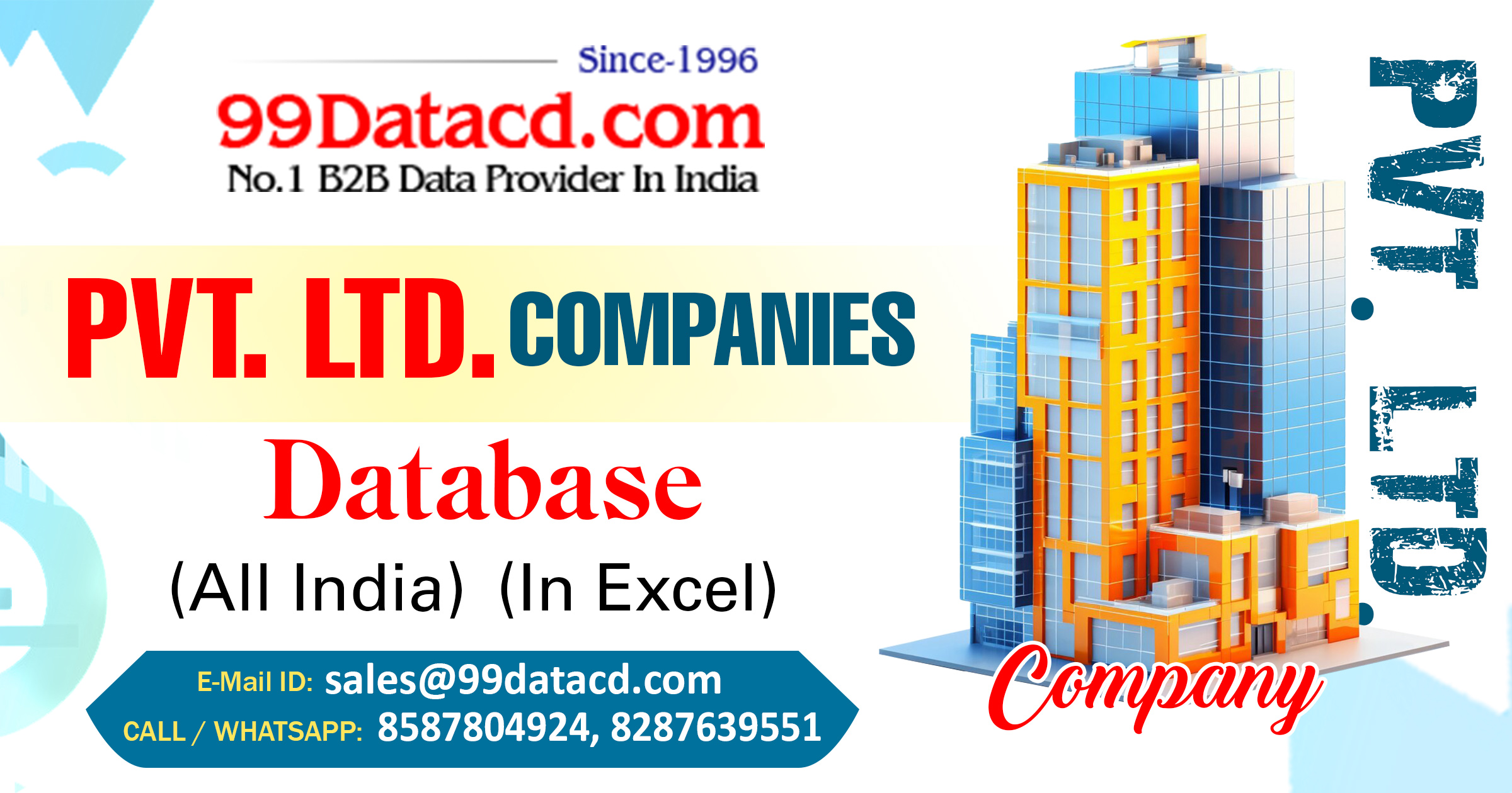 Pvt Ltd Companies Database | Pvt Ltd Industries in India
